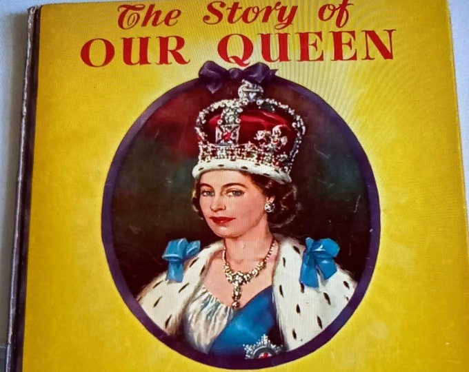 Vintage the Story of Our Queen Hard Back Book - Enid Blyton - 1953 - Etsy