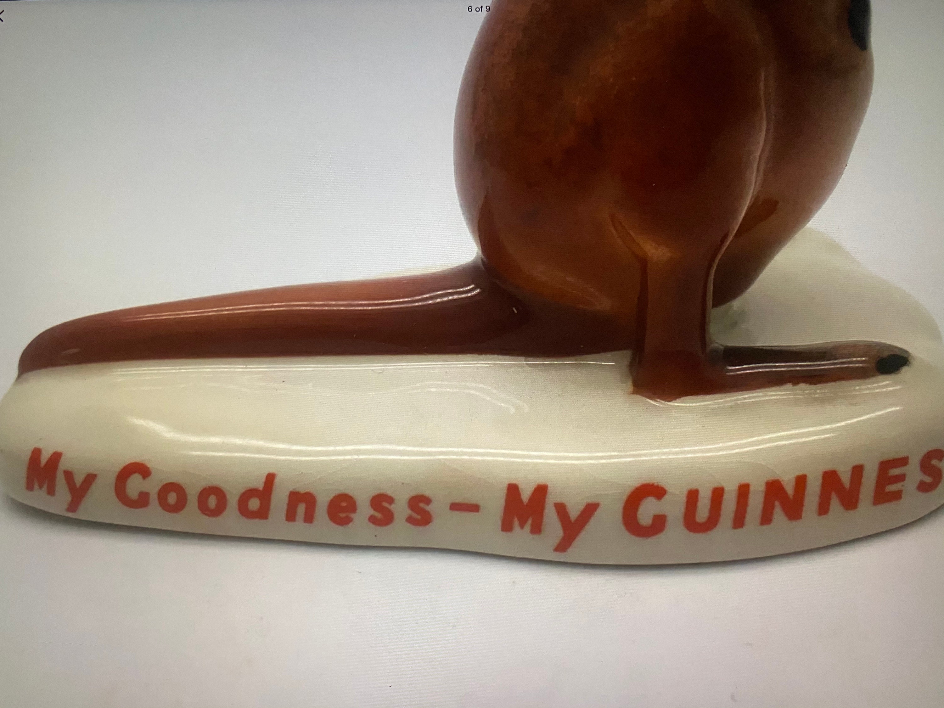 Vintage Guinness Advertising Carlton Ware Kangaroo - 1950s