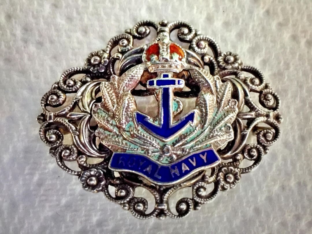 Vintage Military WW11 Royal Air Force - Filigree Brooch - Great ...