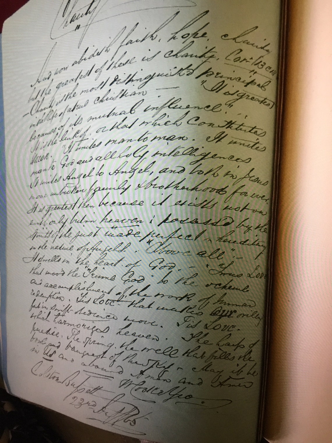 Antique Leather Autograph/Commonplace Book/Notebook 1800s | Etsy