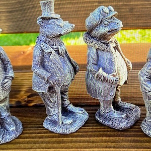 Wind in the Willows 4 Sculptures Features Ratty, Moley, Toad and Mr ...