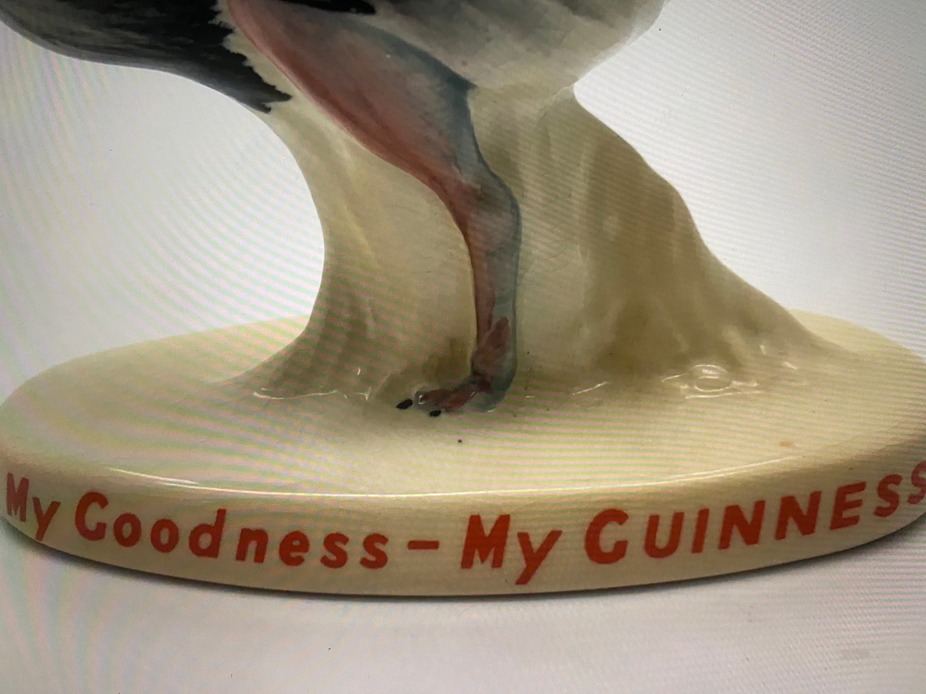Vintage Guinness Advertising Carlton Ware Ostrich - 1950s