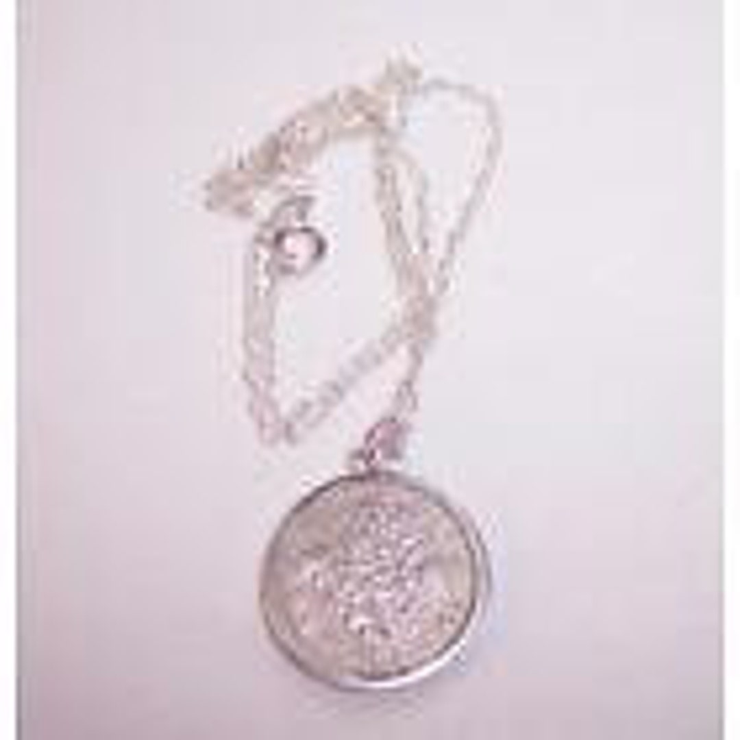 Vintage 1962 BRITISH SIXPENCE Coin Stirling Silver Mount Chain Necklace ...