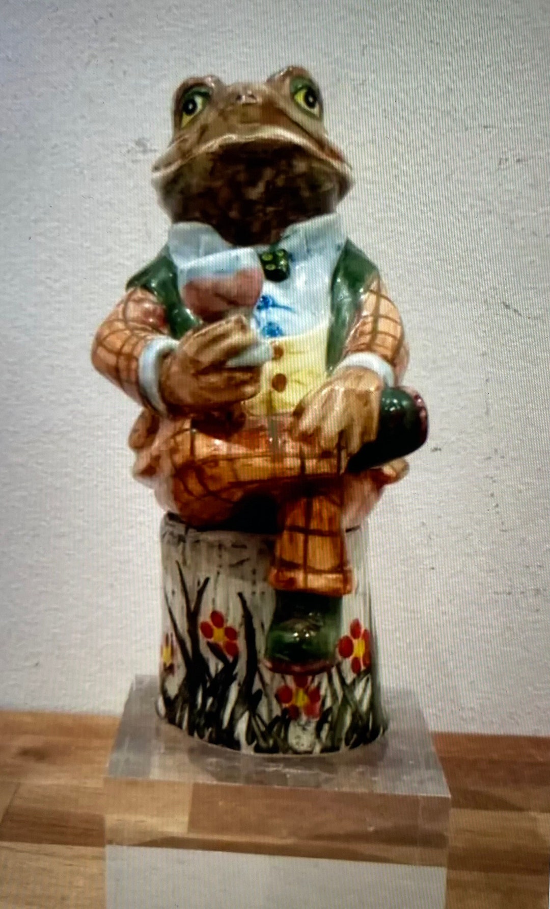 RARE Cinque Ports Pottery - Wind in the Willows - Mr Toad Figure - Rye ...