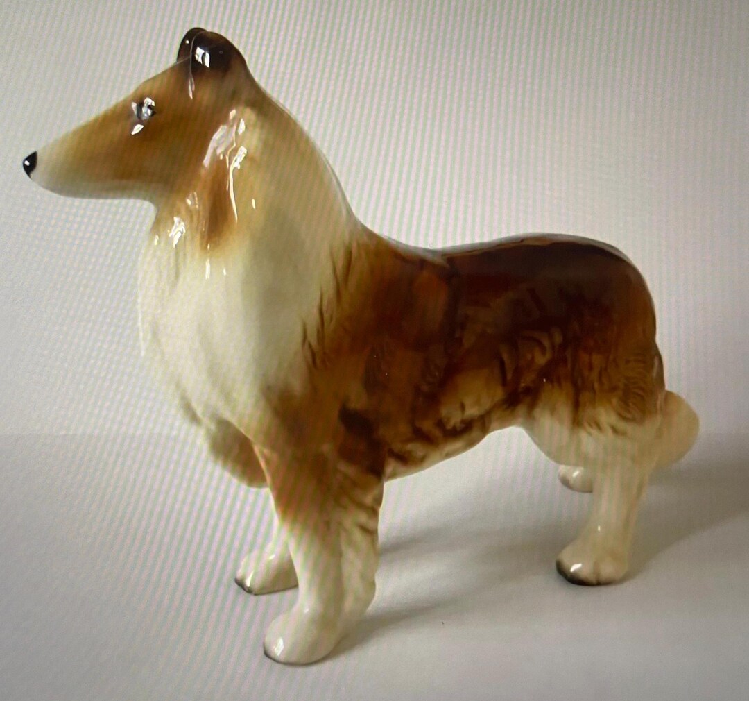 Vintage Coopercraft Rough Collie Lassie Dog Figurine - Etsy