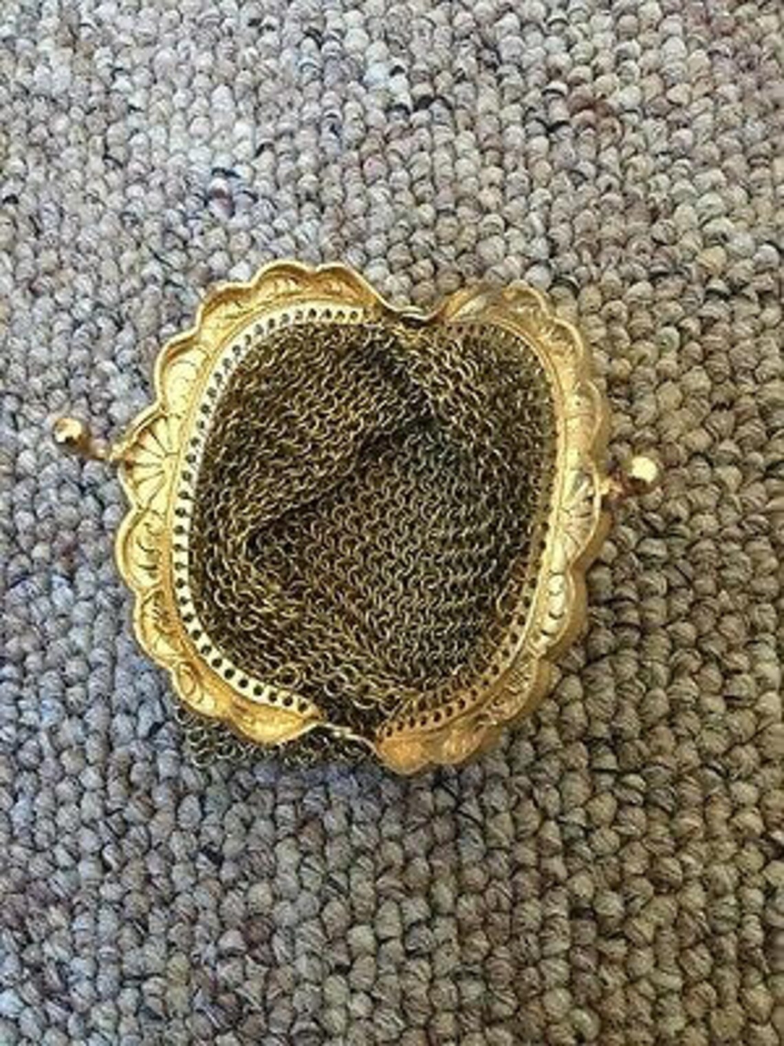 Pretty Antique Marie Purse With Stunning Decoration Clasp - Made of ...