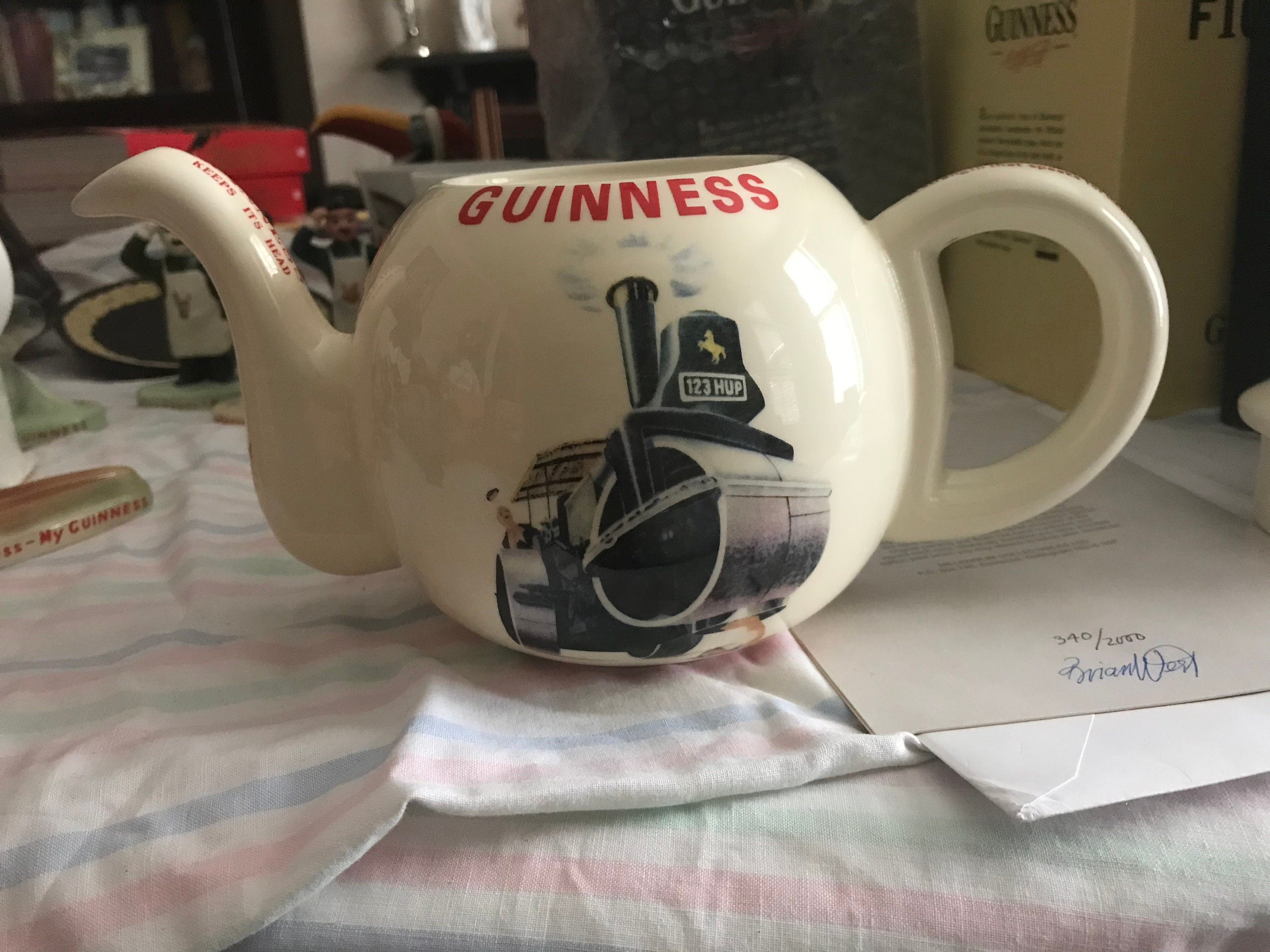 Vintage Rare Guinness Advertising Teapot - Made by Carlton Ware - 1960s