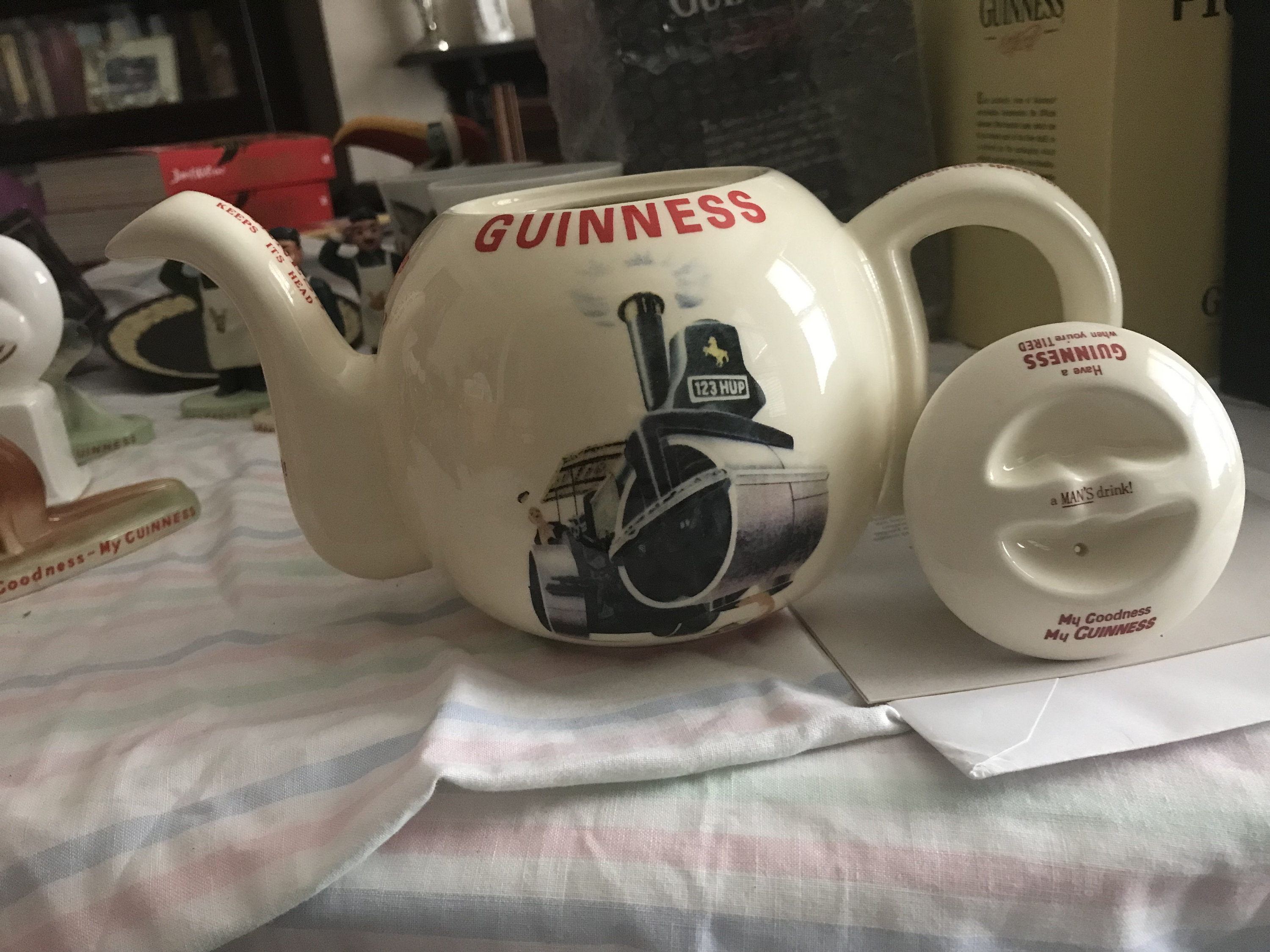 Vintage Rare Guinness Advertising Teapot - Made by Carlton Ware - 1960s