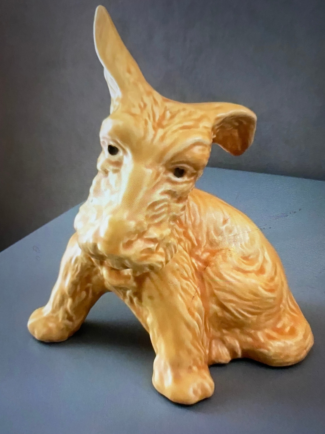 Vintage Orange/beige Delcroft Ware Dog - Numbered 34 - Etsy