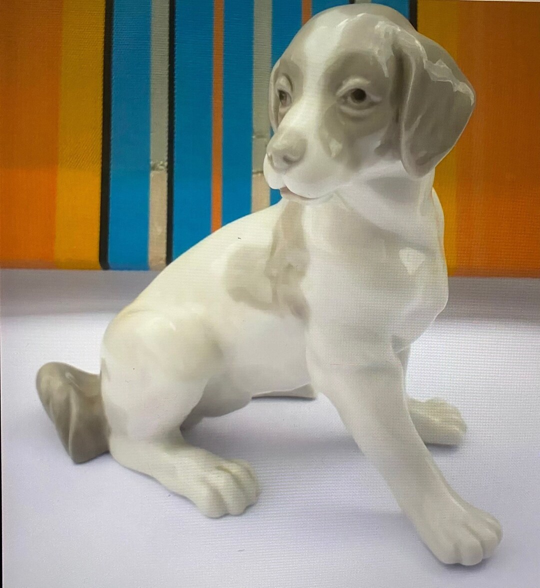 Vintage Nao by Lladro Beagle Dog Sitting Figure - 1977 Retired - Mint ...