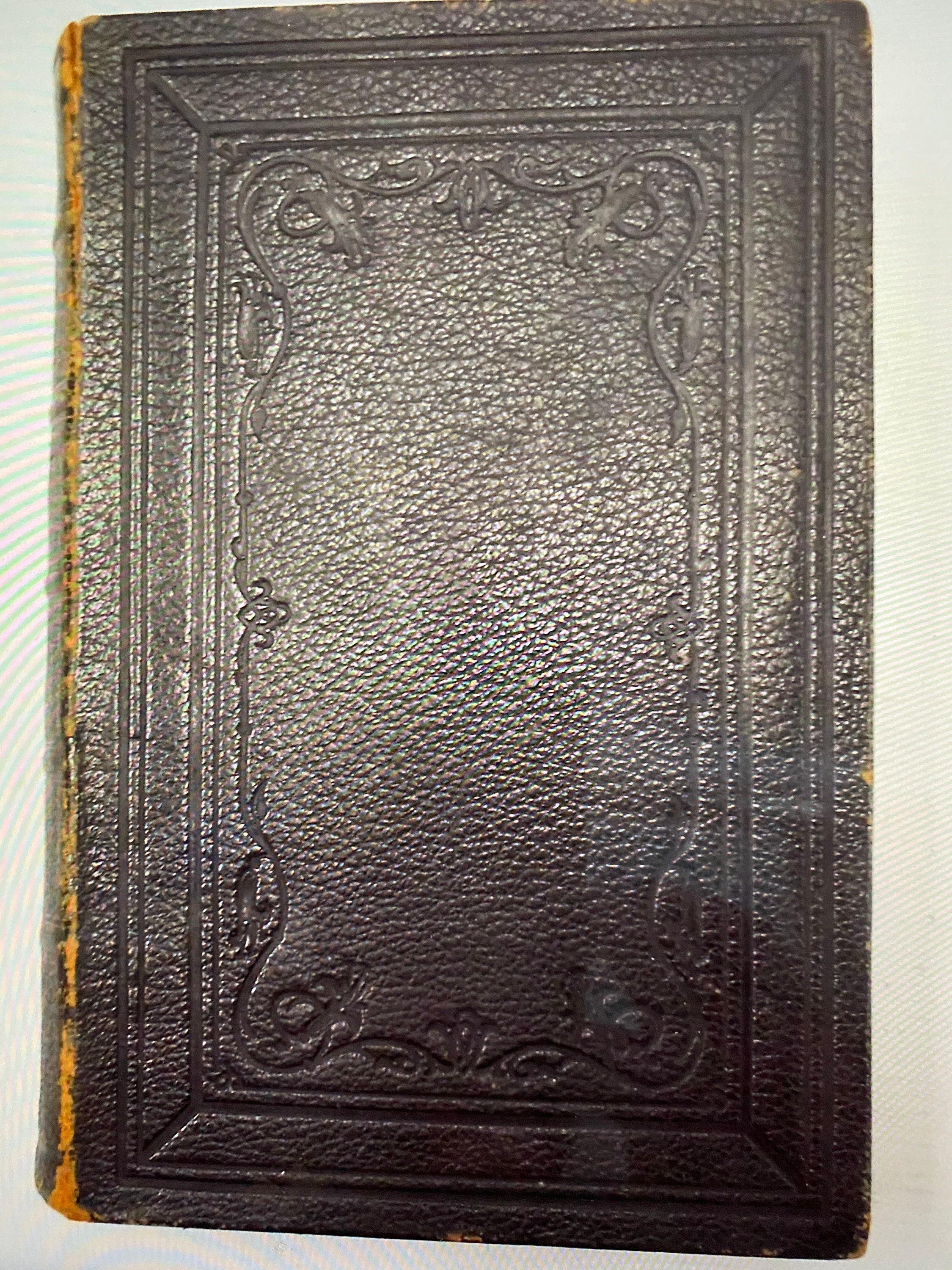 Antique Victorian 1857 THE HOLY BIBLE Hardback Book Beautifully ...