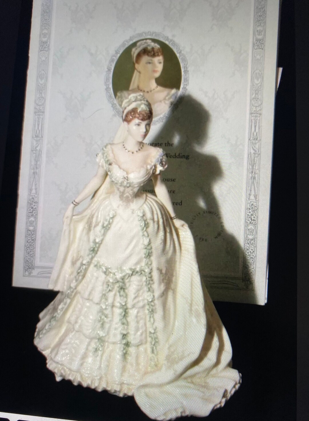 Vintage Coalport Figure Figurine Royal Wedding Queen Mary - Limited ...