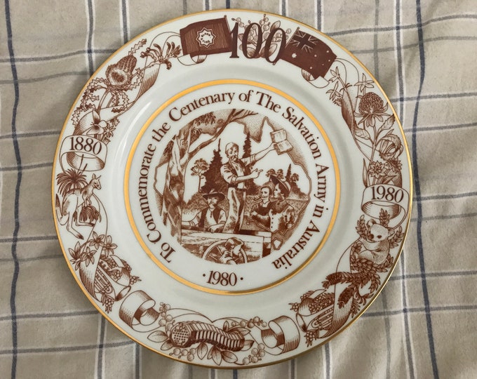Vintage Centenary Commemorative Plate for the Salvation Army in ...