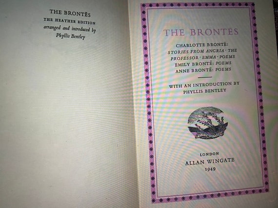 Vintage The Brontes The Heather Edition 1949 | Etsy