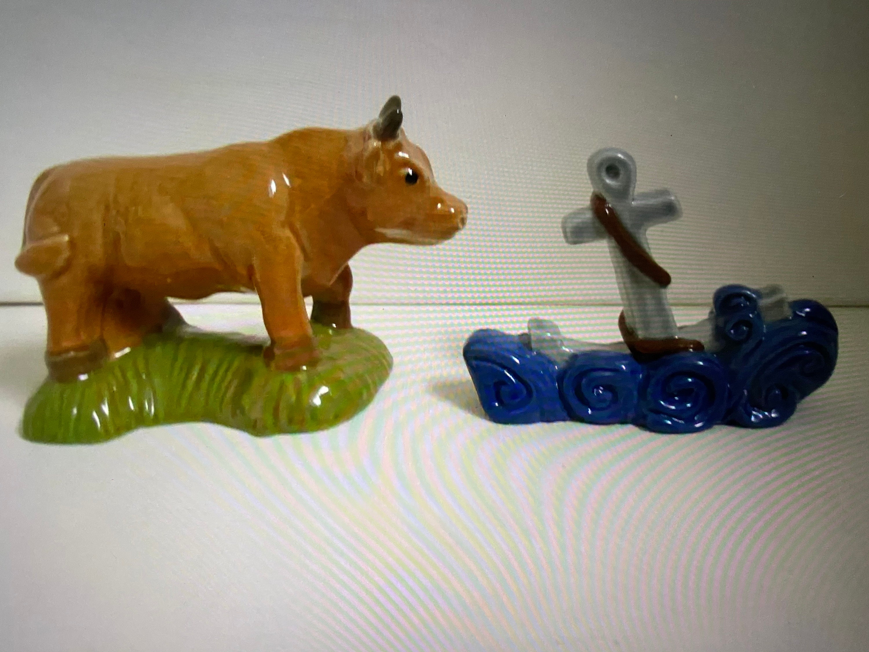 Vintage Wade English Inns - The Bull and The Anchor (x2)