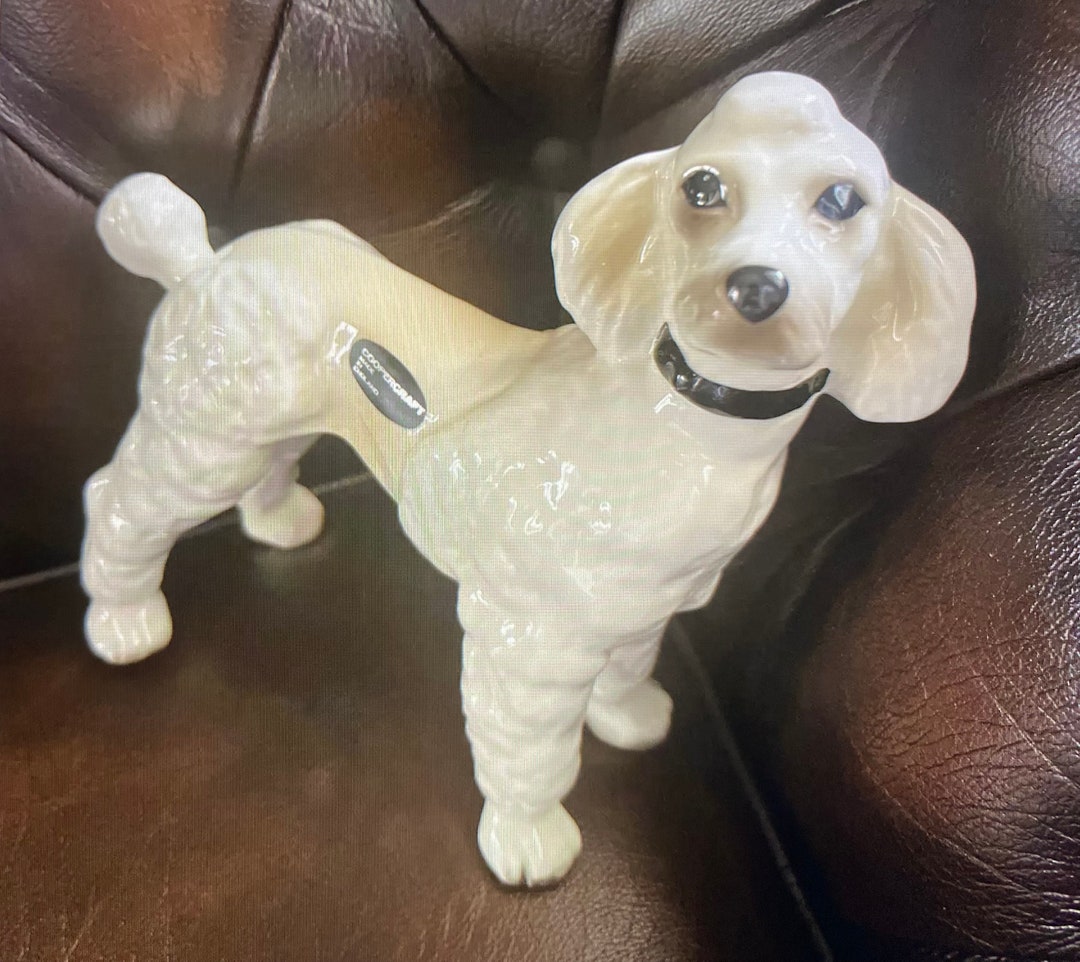 Vintage Coopercraft White Poodle - Etsy