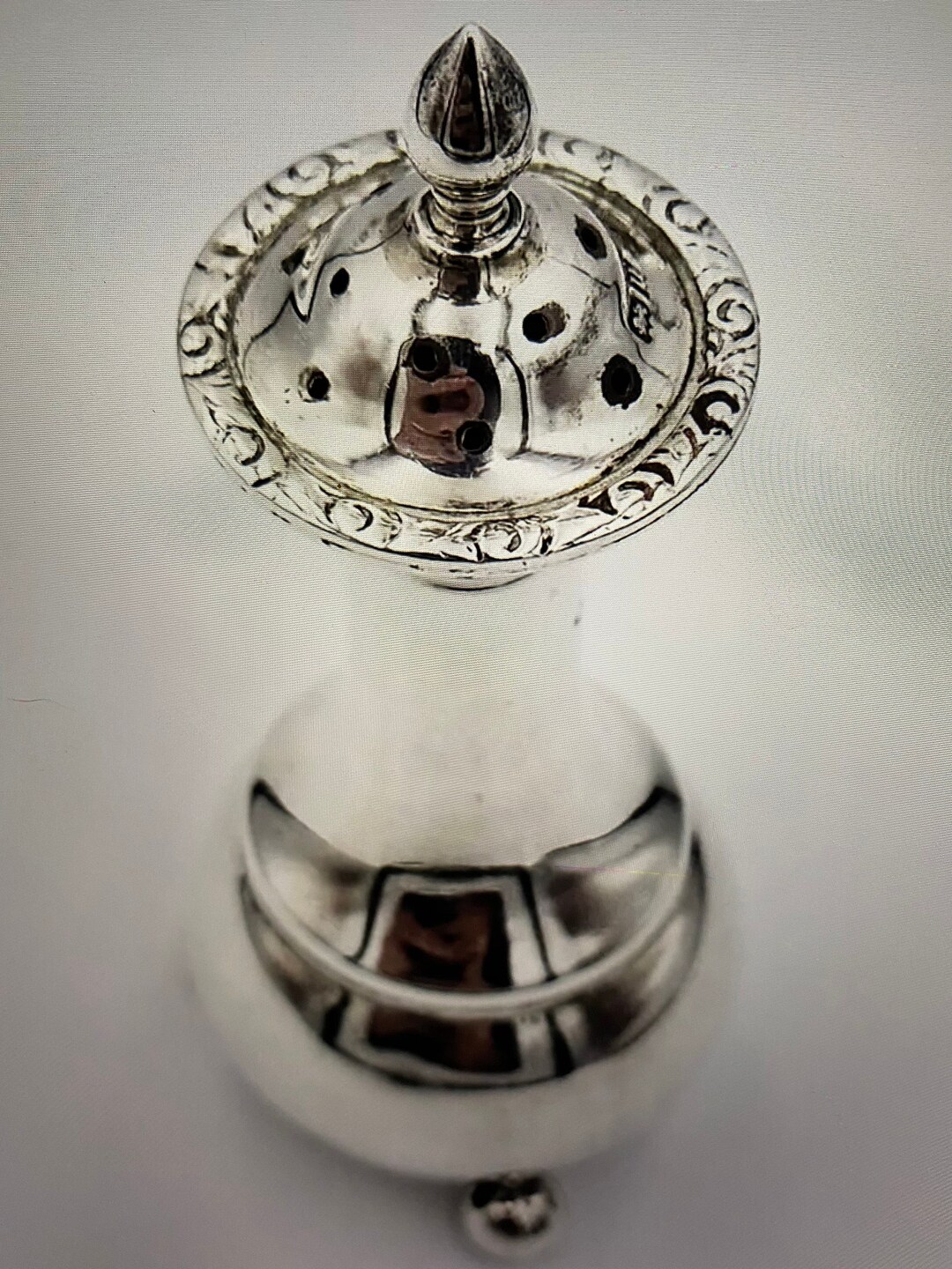 Antique STERLING SILVER PEPPER Pot Birmingham 1919 - Etsy