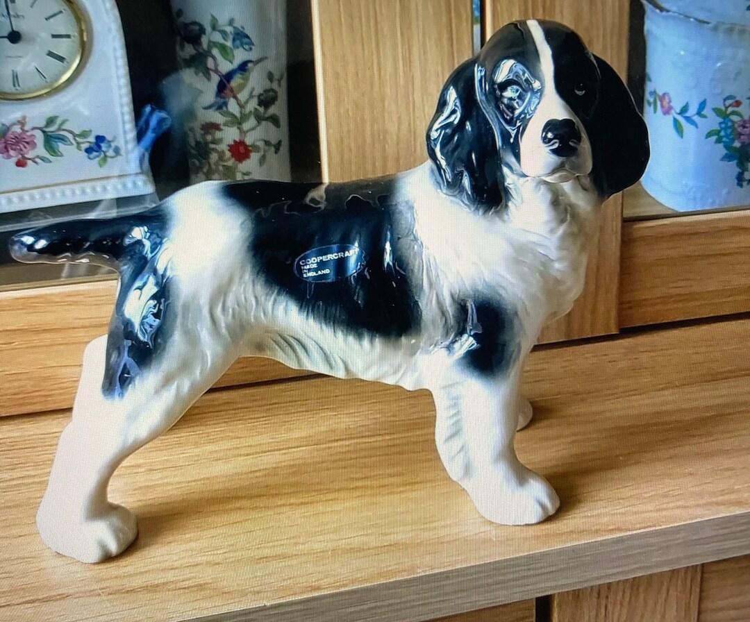 Vintage Coopercraft Ceramic Springer Spaniel Dog - Etsy