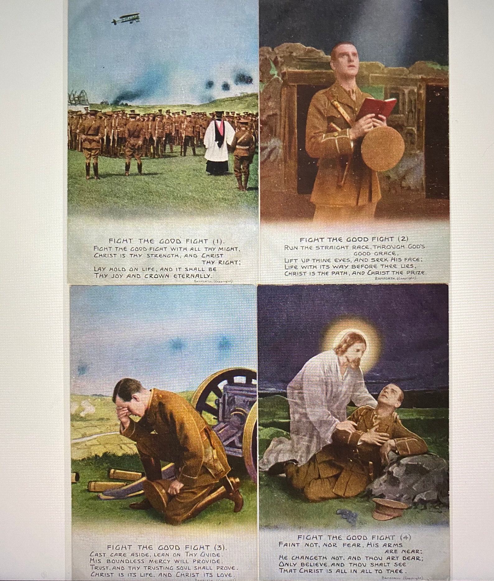 Vintage Bamforth Song Cards Printed Postcard Fight the - Etsy UK