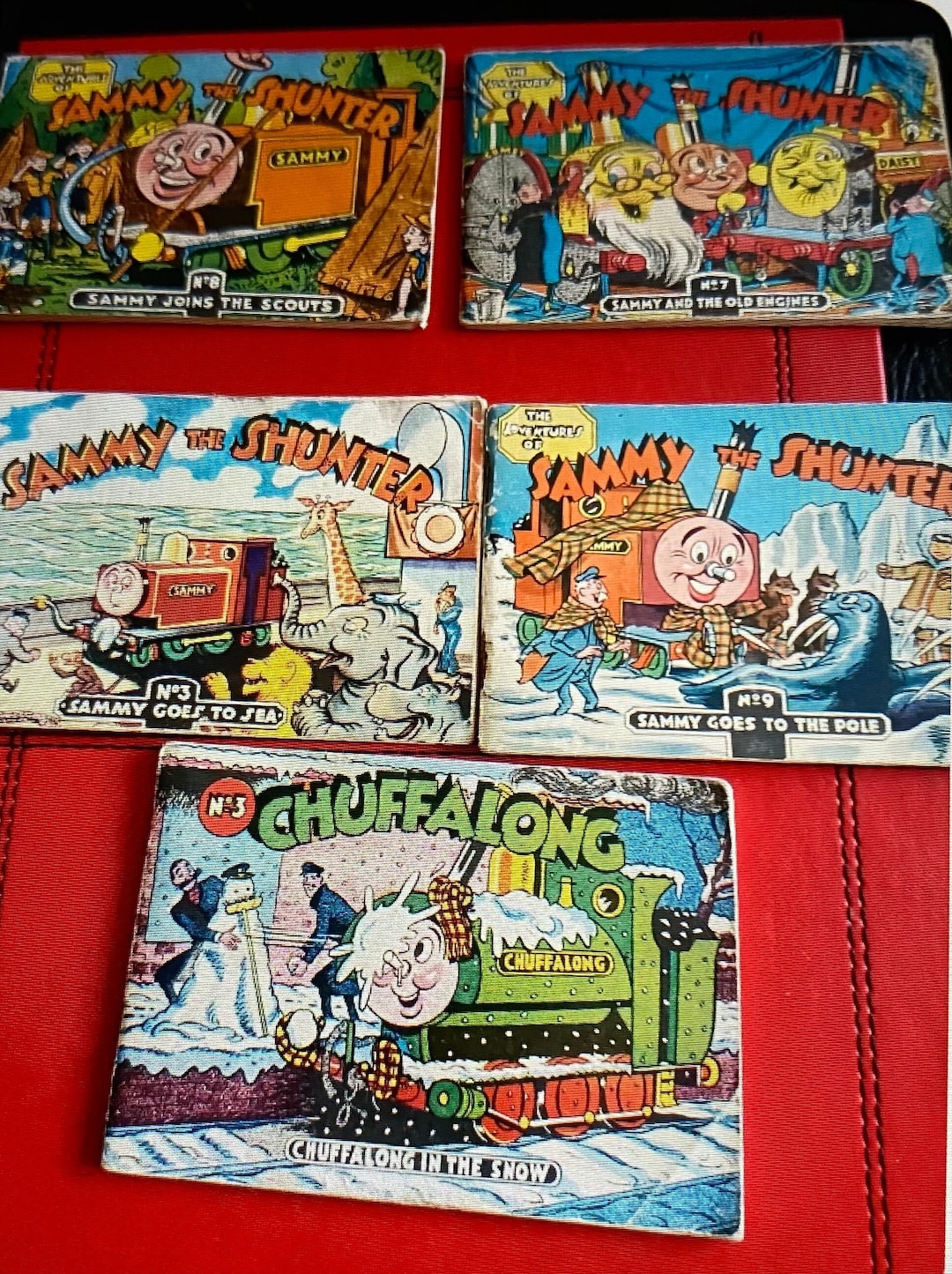 Vintage the Adventures of Sammy the Shunter – No. 3,9,7,8 Plus ...