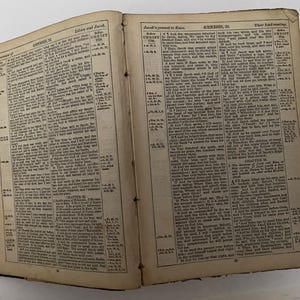 Antique Victorian Small Old and New Testaments Bible - Oxford ...