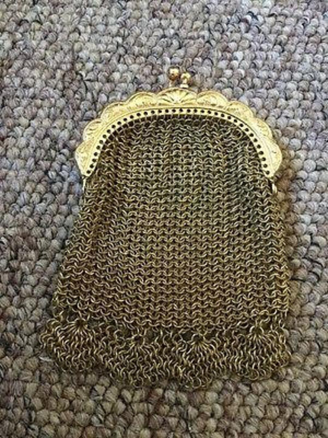 Pretty Antique Marie Purse With Stunning Decoration Clasp - Made of ...