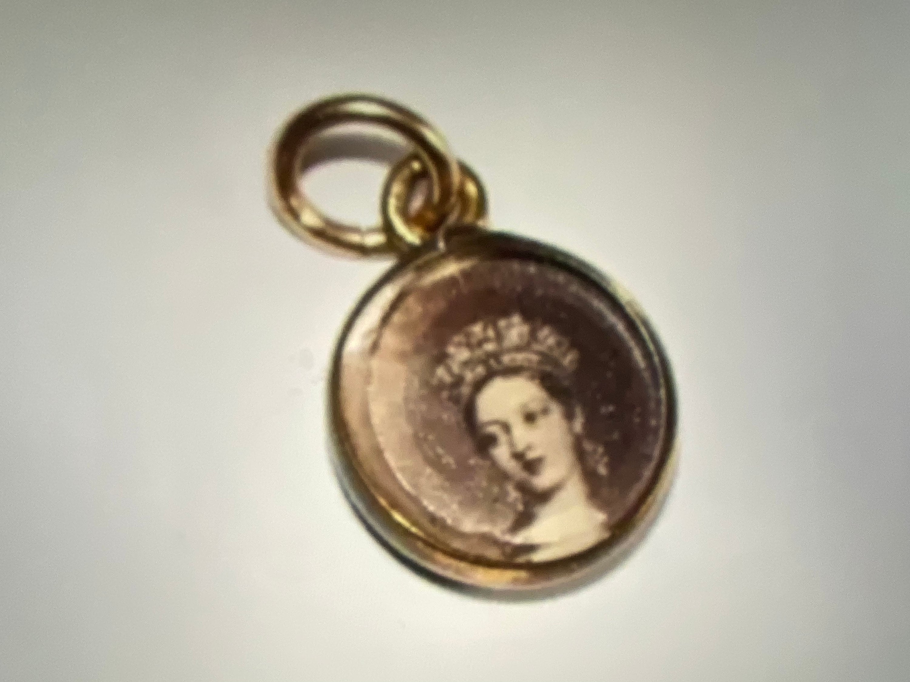Antique Victorian 9ct Gold Plated Tiny Photo Locket Pendant - Young ...