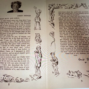 Vintage Enid Blyton's Magazine Annual No 4 - First Edition With Dust ...