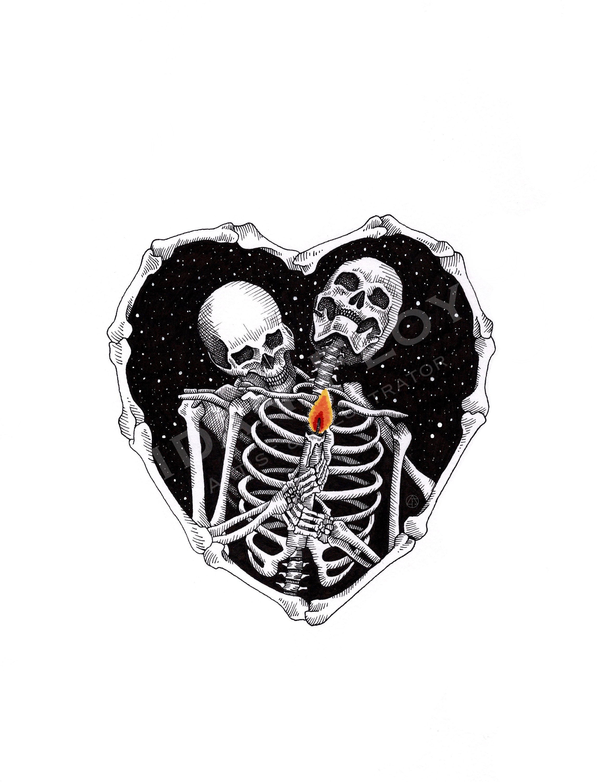 Twin Flame - Soul Mate | Art | Illustration | Dark | Love | Goth ...