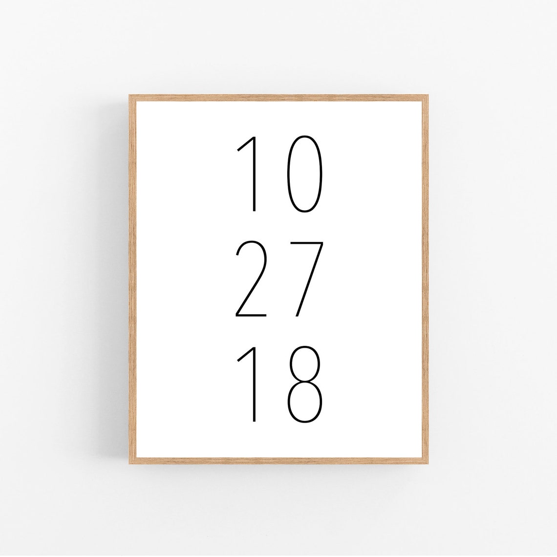 Custom Date Print Printable Anniversary Date Printable Wall | Etsy