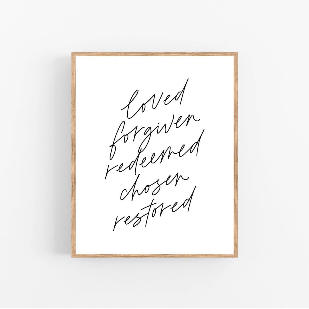 Christian Wall Art, Bible Affirmations, Printable Scripture Wall Art ...