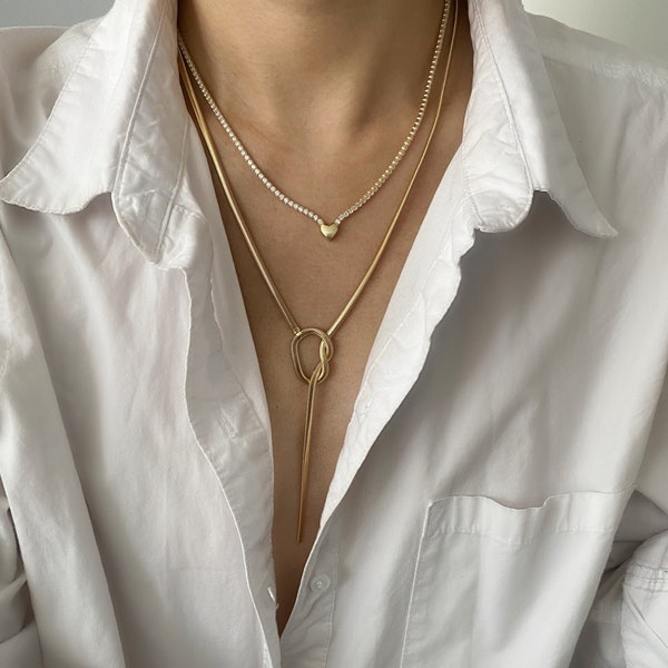 Lariat Necklace - Etsy