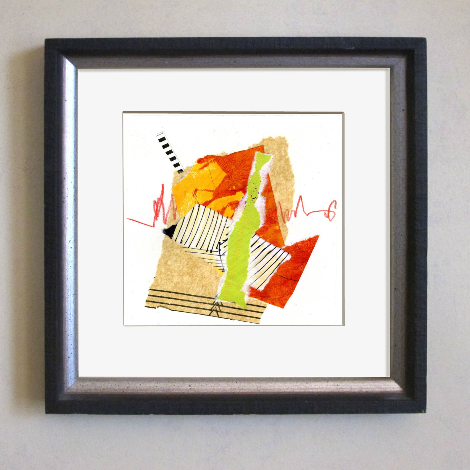 Small Abstract Paper Collage Colorful Original Art One of a - Etsy Canada