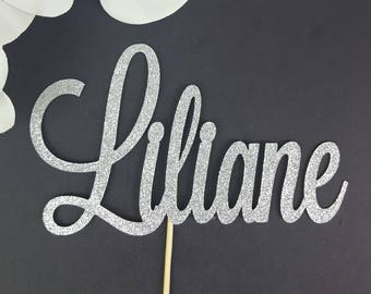 Name Cake Topper, Custom Cake Topper, Large Cake Topper, Personalised ...