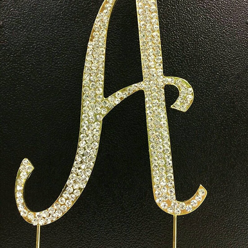 Rhinestone Monogram - Etsy