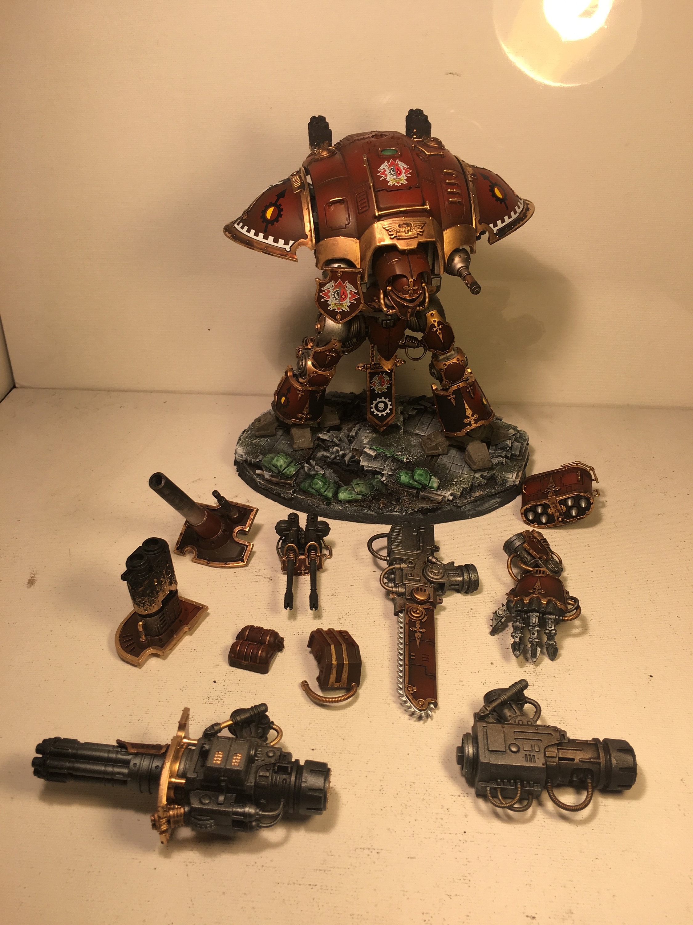 Pro Painted Warhammer 40K Knight Miniature, Custom Commission - Etsy