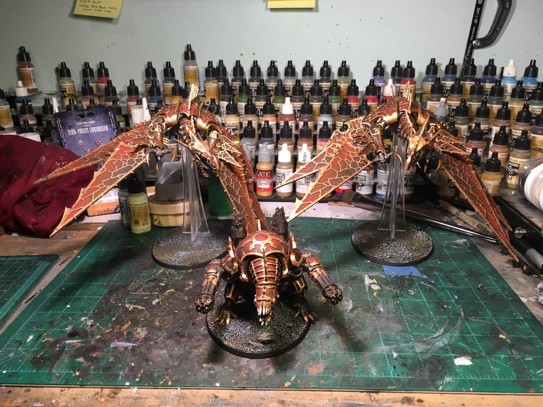 40k Pro Painted Maulerfiend or Heldrake - Etsy
