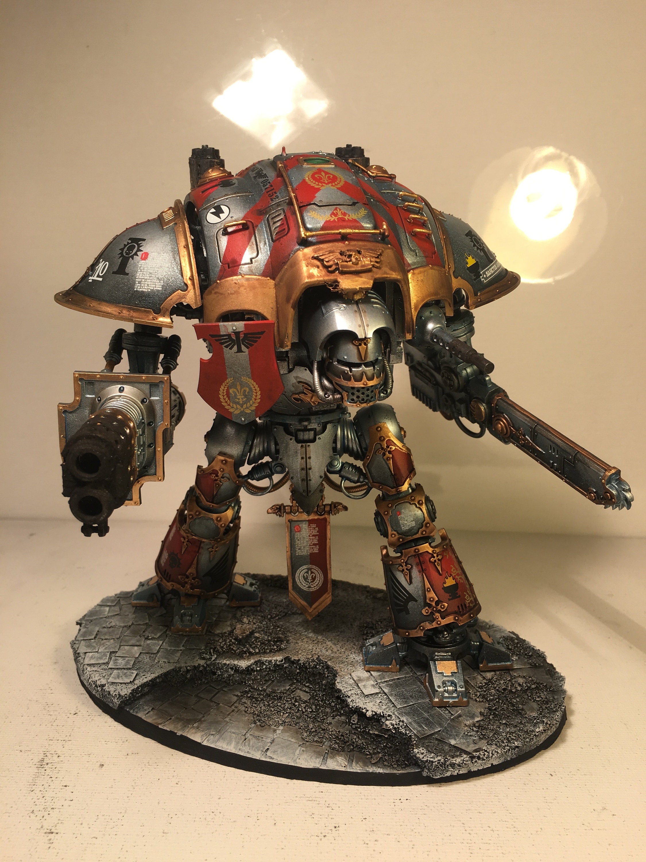Pro Painted Warhammer 40K Knight Miniature, Custom Commission - Etsy