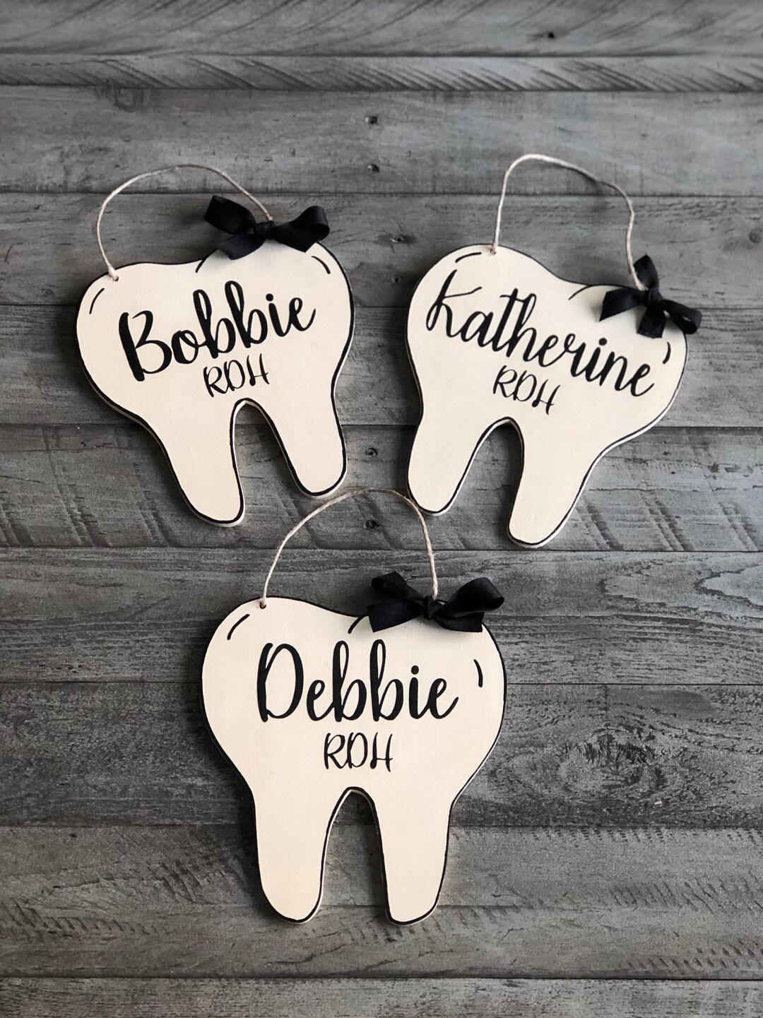 Tooth Door Hanger / Teeth / Dental Hygiene / Dentist Office ...