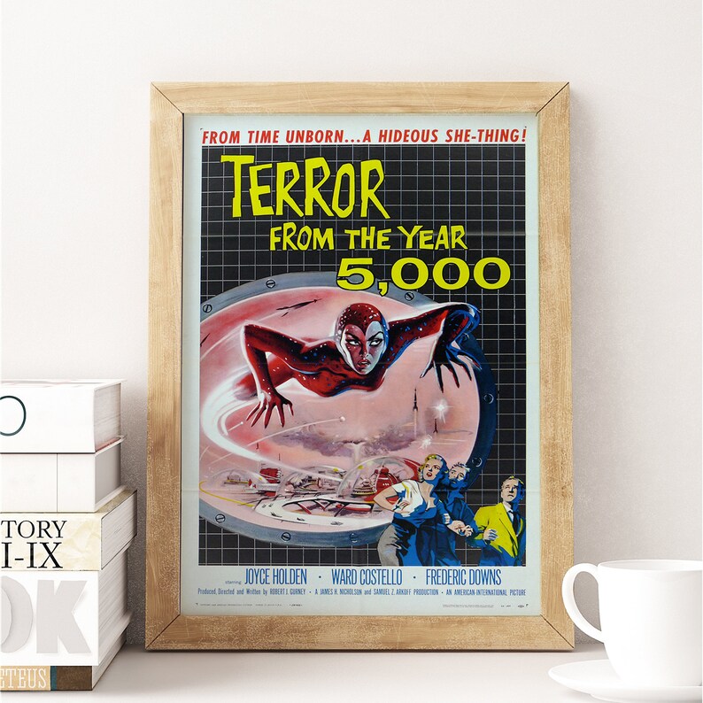 Terror From the Year 5000 Vintage 1958 USA Movie Poster Art - Etsy UK