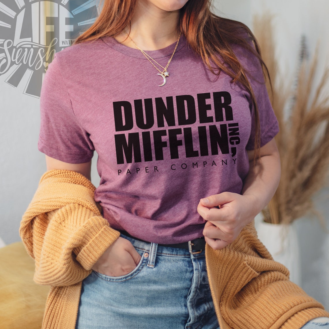 Dunder Mifflin Shirt the Office Shirt Michael Scott - Etsy