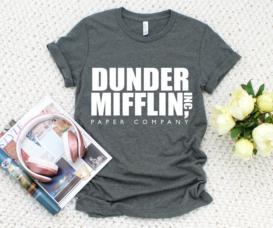 Dunder Mifflin Shirt the Office Shirt Michael Scott | Etsy