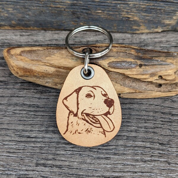 Leather Labrador - Etsy