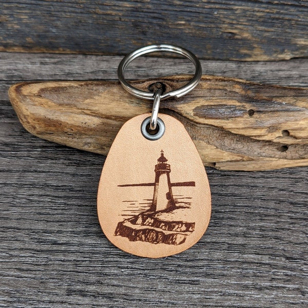 Lighthouse Keychain - Etsy