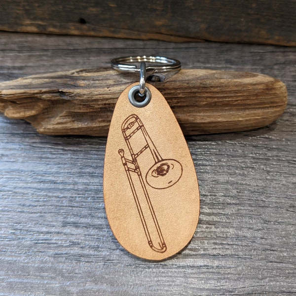 Trombone Keychain - Etsy