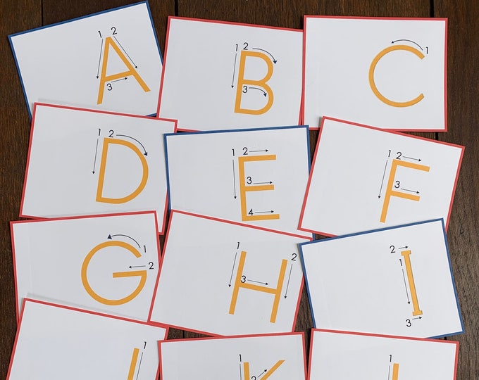 Alphabet Sensory Bin, Uppercase Letters Tracing, Sensory Kit, Letter ...
