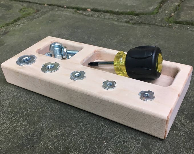 Handcrafted Screwdriver Board -- Montessori Wooden Toy - Etsy