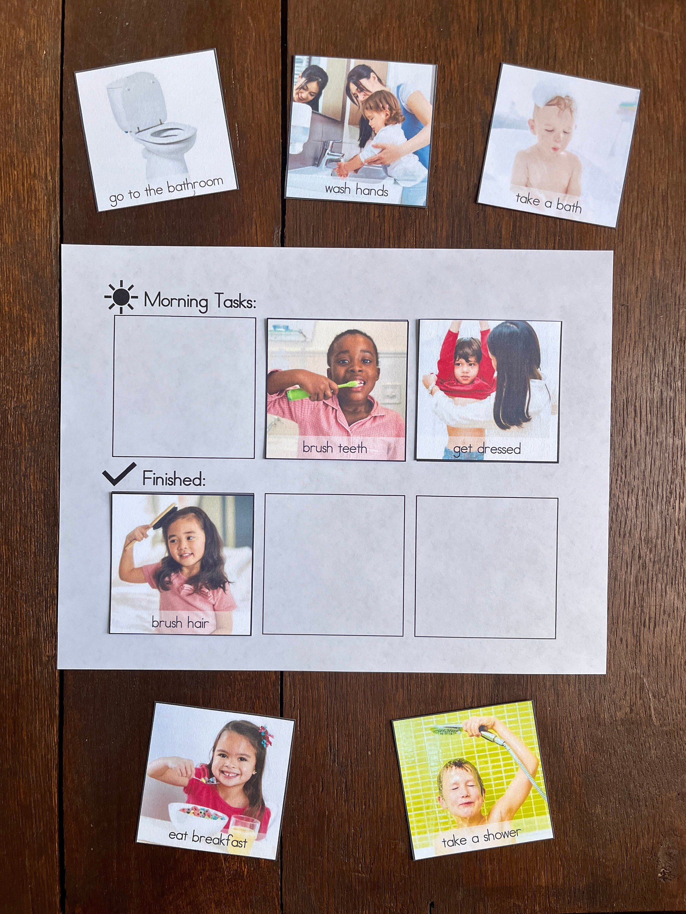 Montessori-inspired Rhythms & Routines Pack -- Visual Schedule - Etsy