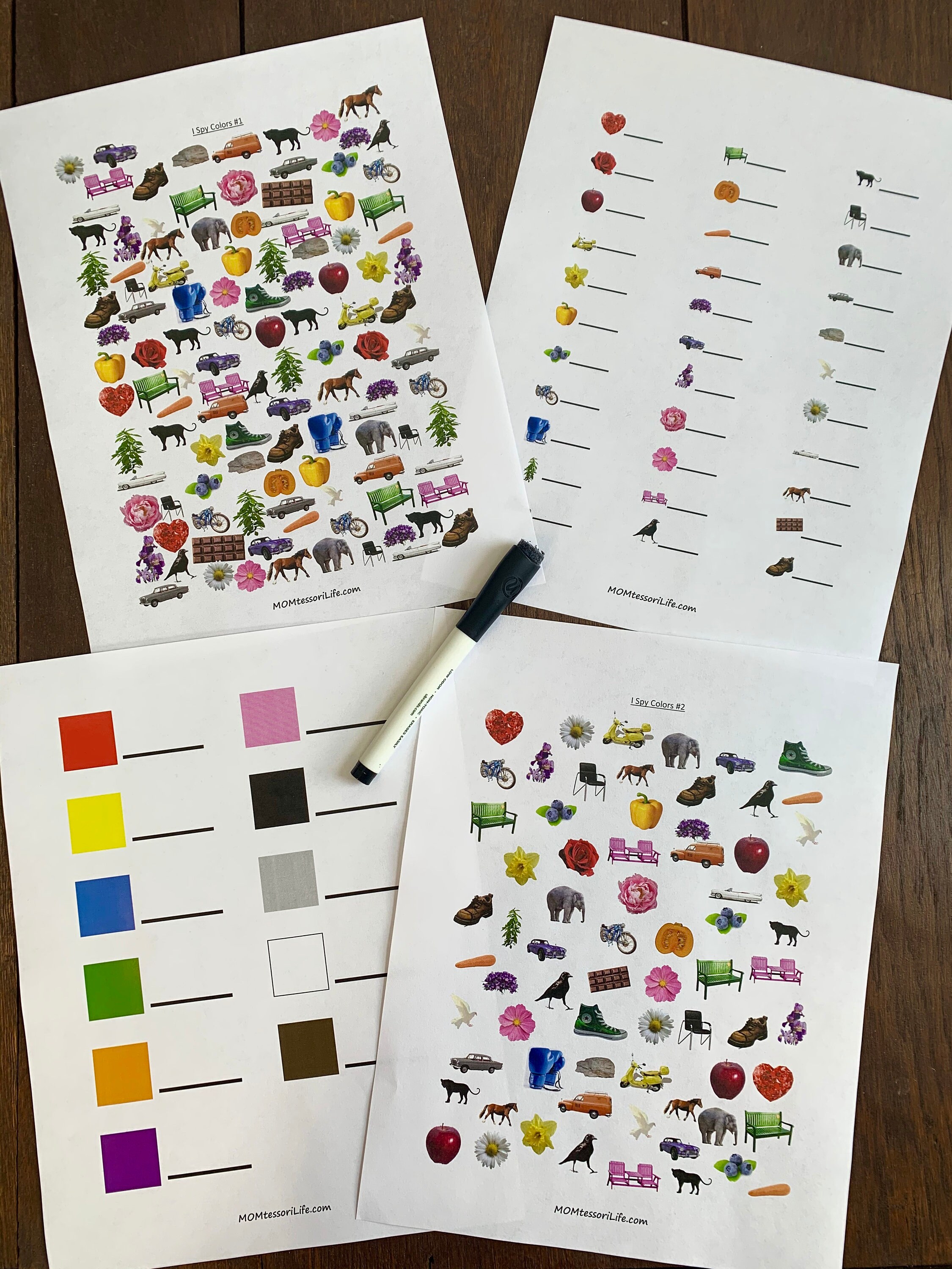 The Ultimate Montessori-inspired Color Printable Bundle - Etsy