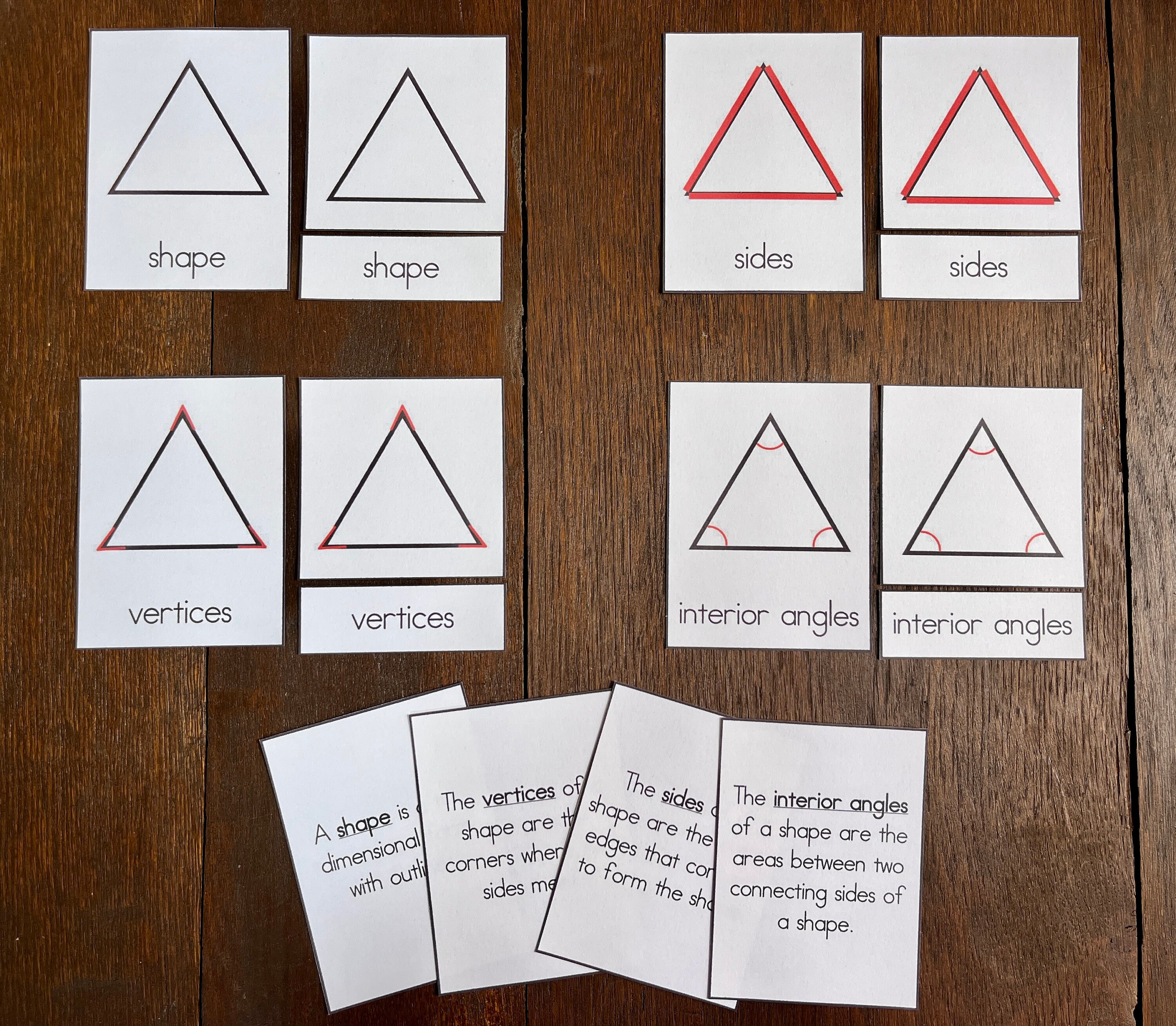 Montessori Geometric Cabinet Extensions Bundle - Etsy